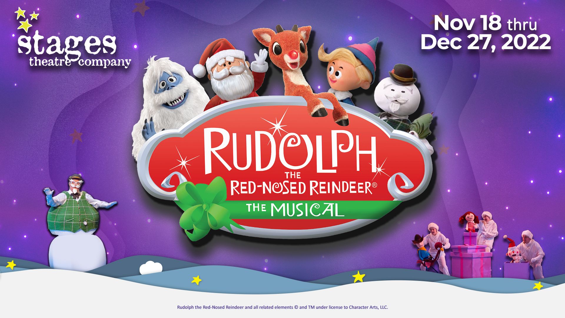Rudolph the Red Nosed Reindeer Comes Magically to Life at Stages ...